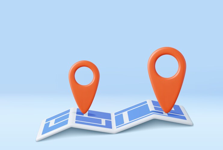 3d map pins Royalty Free Vector Image - VectorStock 3d map pins Royalty Free Vector Image - VectorStock