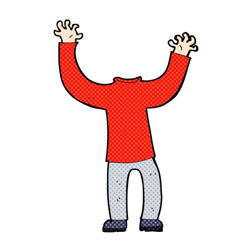 Cartoon headless man Vector Images & Graphics for Commercial Use ...