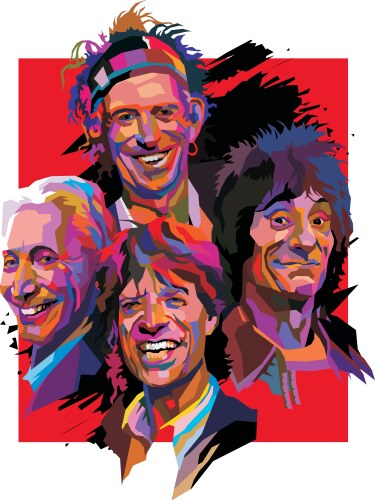 Rock singer Royalty Free Vector Image - VectorStock