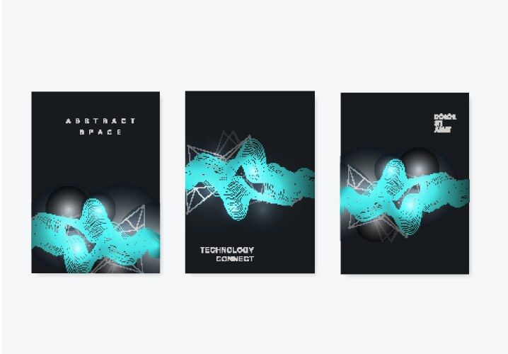 Smoke cover design template presentation Vector Image