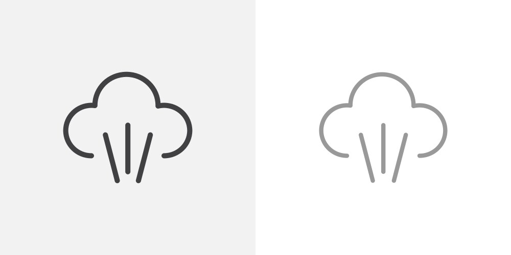 Steam icon set on white background Royalty Free Vector Image