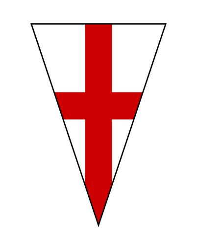 Chinese triangle flag hanging Royalty Free Vector Image