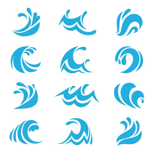 Ocean Wave Line Drawing Vector Images (over 10,000)