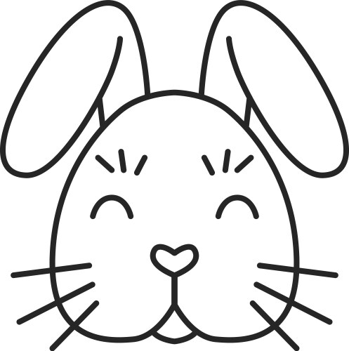 Rabbit Outline Vector Images (over 23,000)
