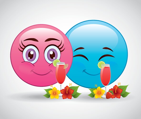 Couple Emoticon Vector Images (over 3,400)