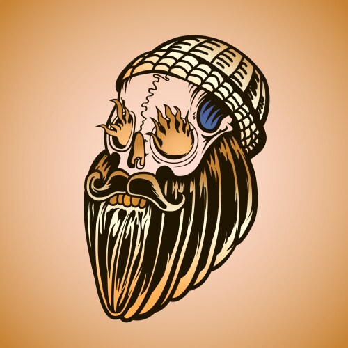 Beard Skull Tattoo with Vector Images (over 2,100)