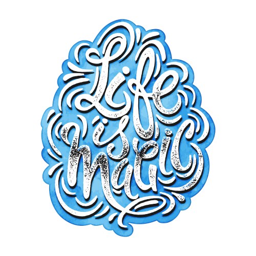 Education and skill up concept hand lettering Vector Image