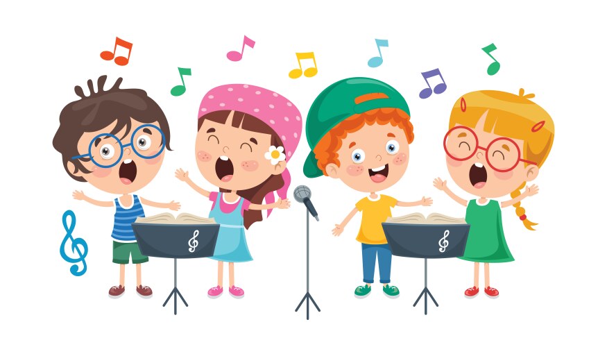 Children music Royalty Free Vector Image - VectorStock