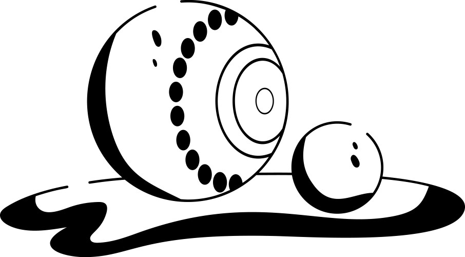 Lawn Bowling Ball Vector Images (75)