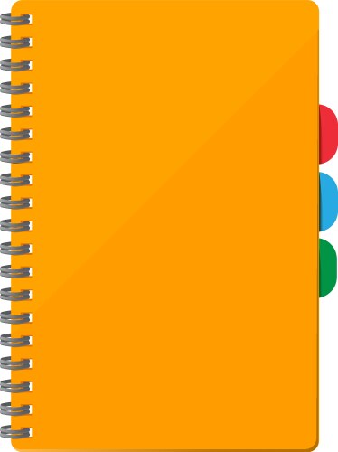 Lined paper sheet cartoon icon notebook page Vector Image