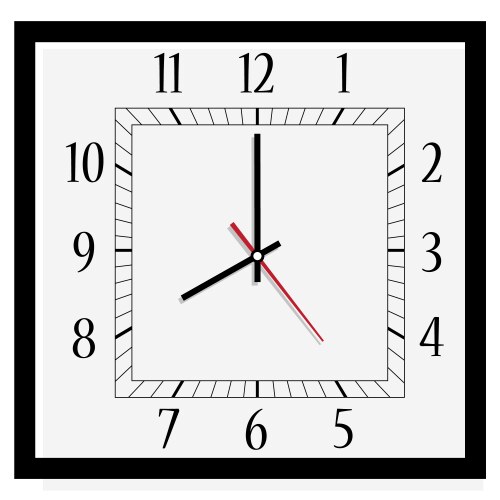 Square Clock Vector Images (over 12,000)