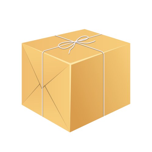 Parcel on the way Royalty Free Vector Image - VectorStock