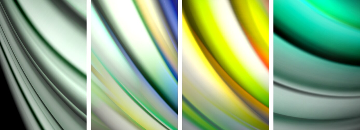 Blurred color line backgrounds Royalty Free Vector Image