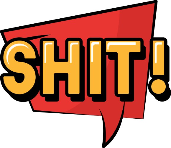 Speech bubble with shh word pop art flat style Vector Image