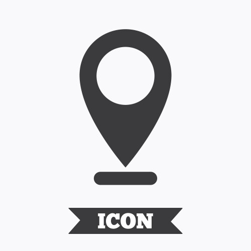 Internet mark icon navigation pointer symbol Vector Image