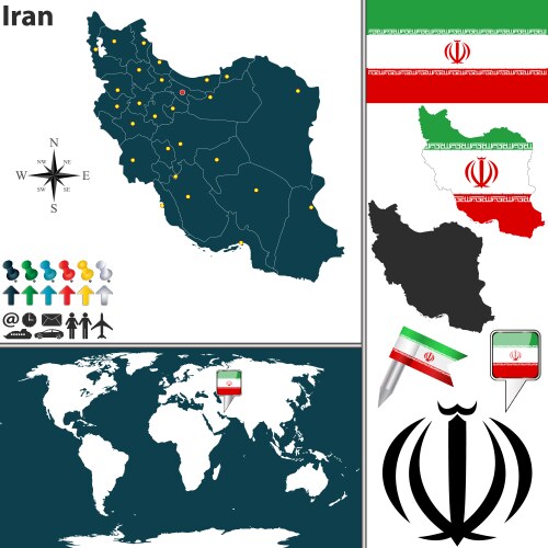 Iran Map Vector Images (over 2,500)