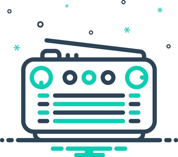 Radio Royalty Free Vector Image - VectorStock