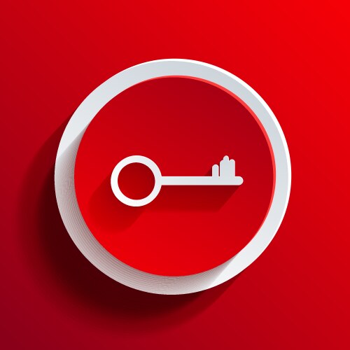 Red circle icon eps10 Royalty Free Vector Image