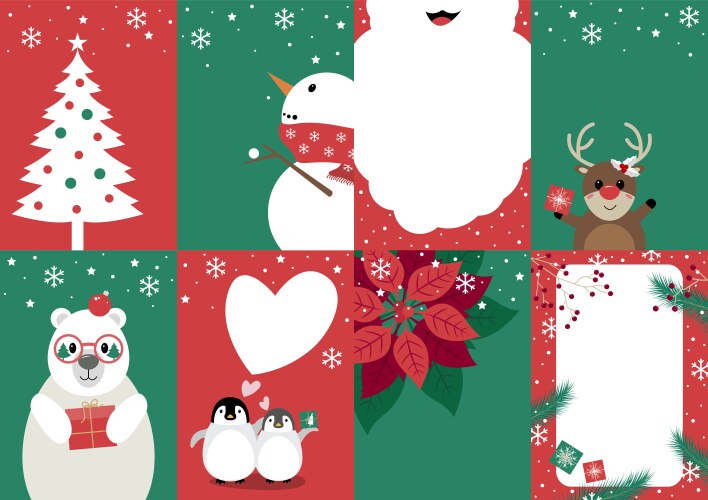 Christmas card design Royalty Free Vector Image