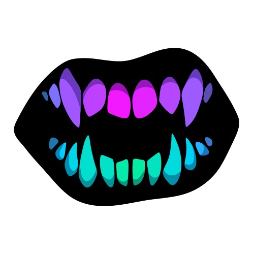 Evil Smile Sharp Teeth Vector Images (over 180)
