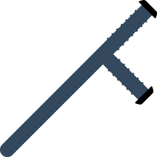 Police baton icon Royalty Free Vector Image - VectorStock