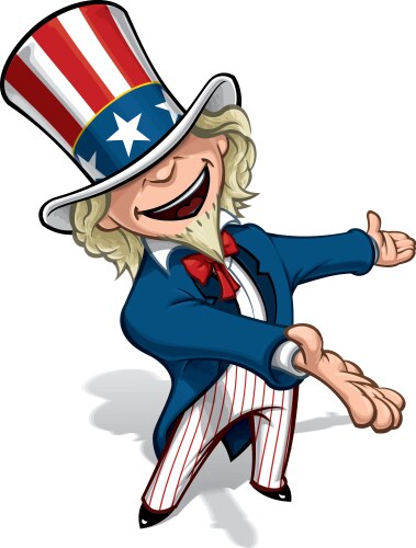 Uncle sam mascot Royalty Free Vector Image - VectorStock