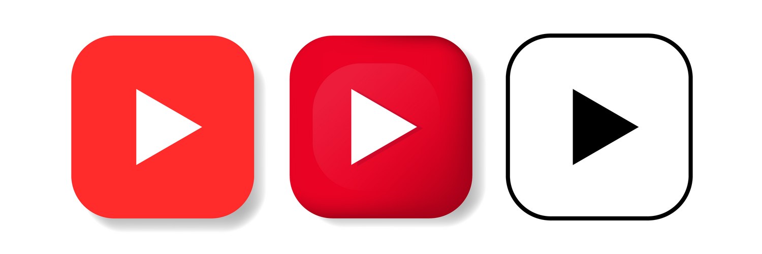 Youtube icon outline Vector Images & Graphics for Commercial Use ...