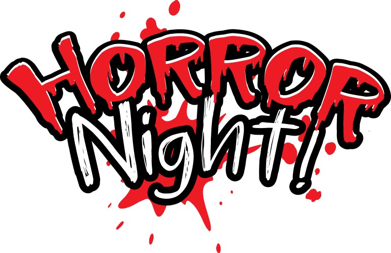 Comic horror halloween Royalty Free Vector Image