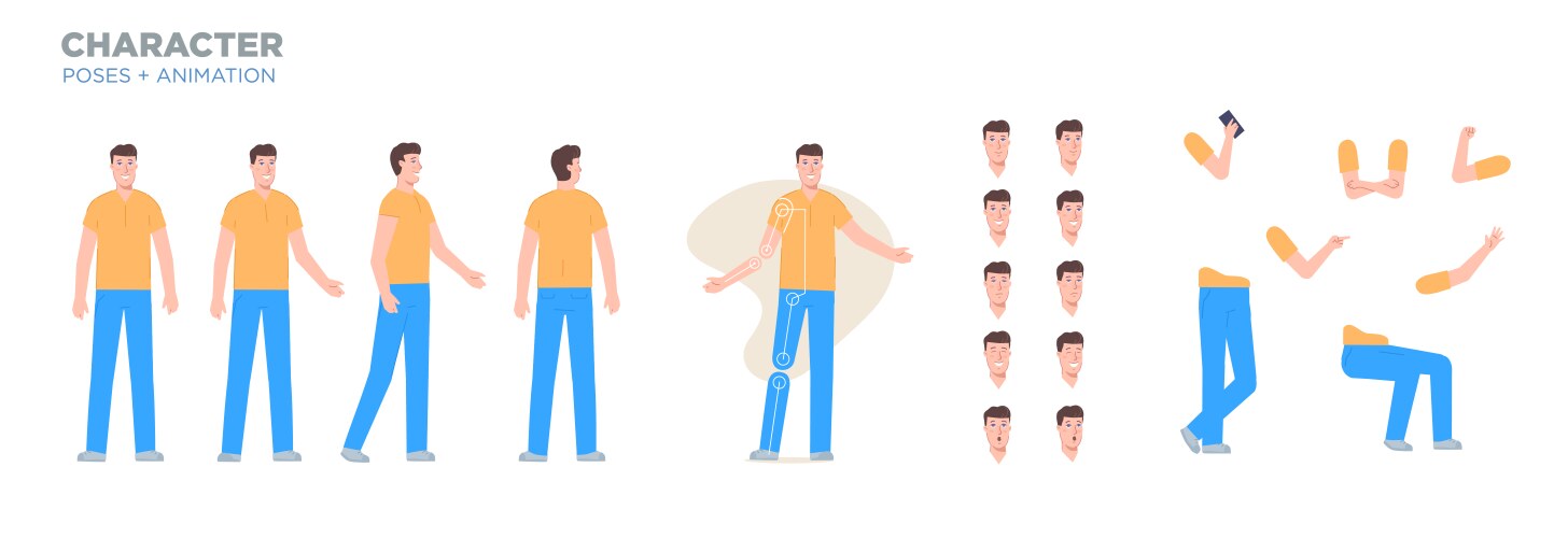 Man bmi body mass index infographics for male Vector Image