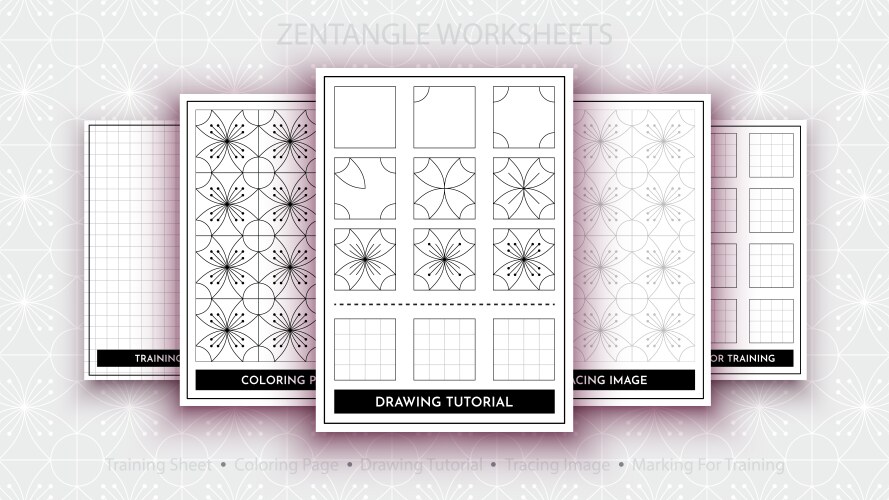 How to draw a entangle step by drawing Royalty Free Vector