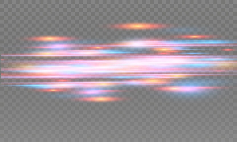 Red and blue special effect luminous Royalty Free Vector