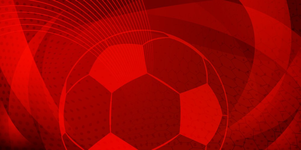 Seamless red soccer background Royalty Free Vector Image