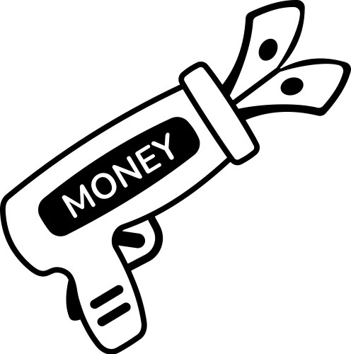 Money Gun Vector Images (over 9,100)