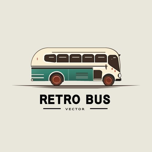 Travel bus logo Royalty Free Vector Image - VectorStock