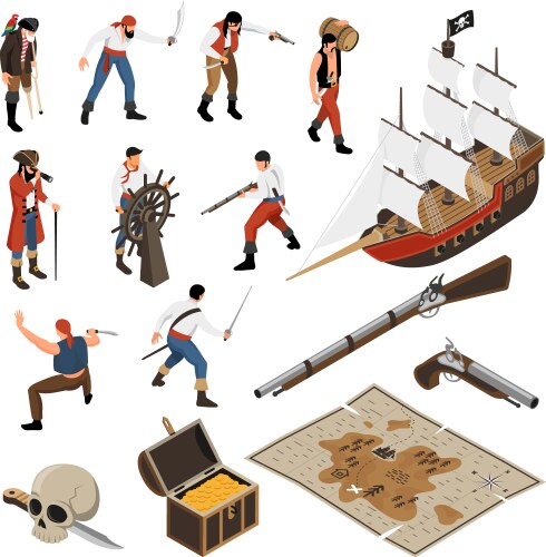 Pirate ship Vector Images & Graphics for Commercial Use | VectorStock