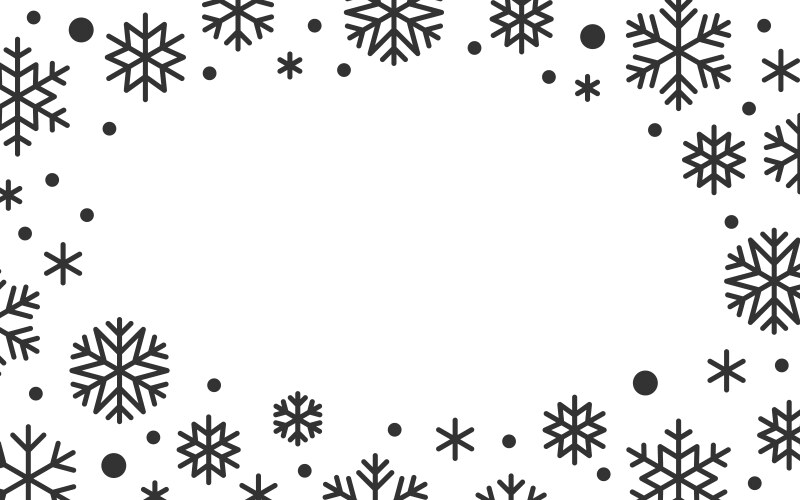 Snowflake Border Vector Images (over 31,000)