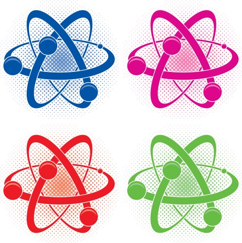 Helium atom Royalty Free Vector Image - VectorStock