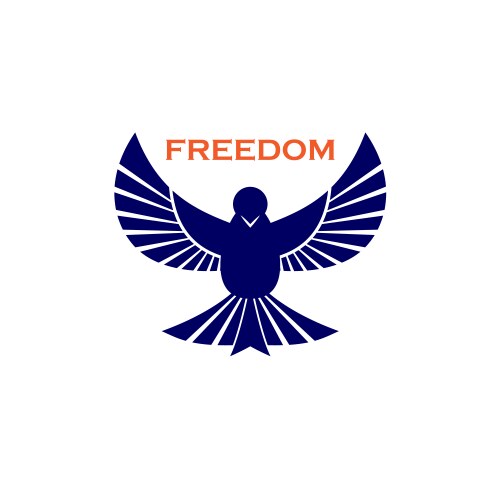 Eagle emblem symbol freedom Royalty Free Vector Image