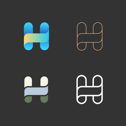 Black and White Letter H Vector Images (over 47,000)