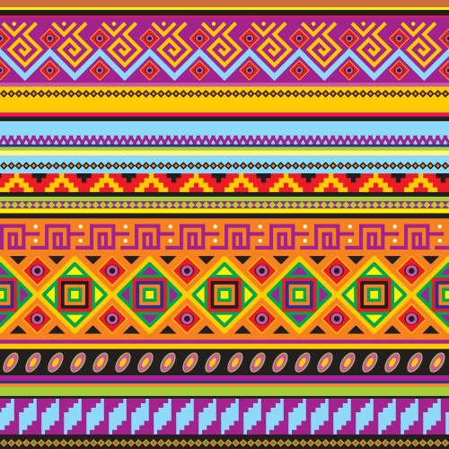 Mexican alphabet part 1 Royalty Free Vector Image
