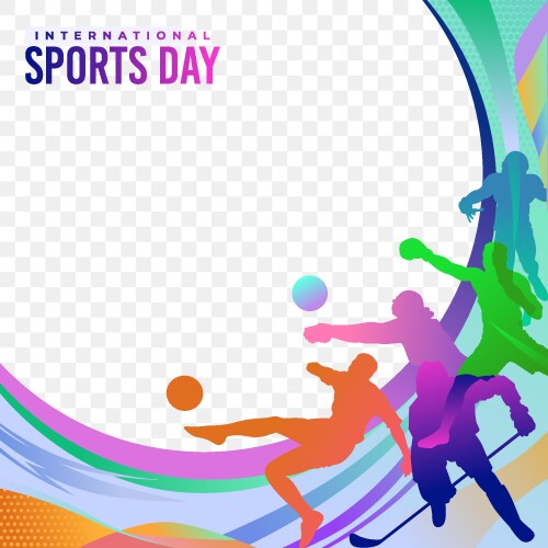 Sports day Royalty Free Vector Image - VectorStock