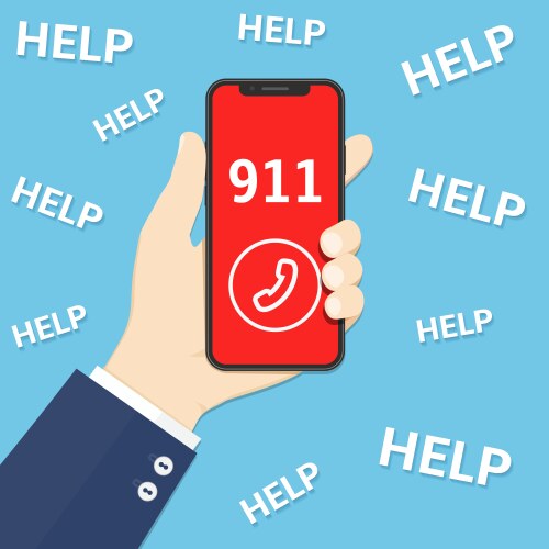 Call 911 Vector Images (over 6,100)