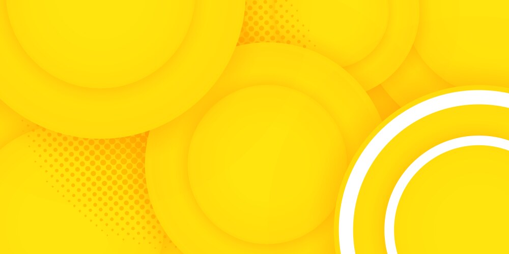 A bright yellow blue poster design stands out Vector Image