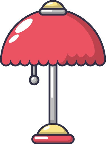 Computer desk icon cartoon style Royalty Free Vector Image