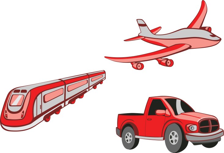 Transport traditional in colombia Royalty Free Vector Image