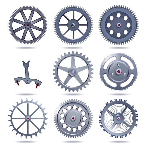 Sprockets Royalty Free Vector Image - VectorStock