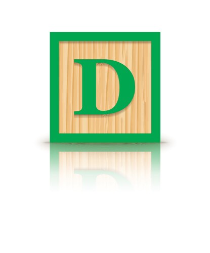 Abc letter blocks Royalty Free Vector Image - VectorStock