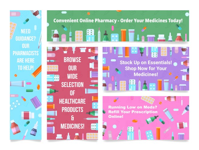 Pharmacy poster molecular science innovation Vector Image