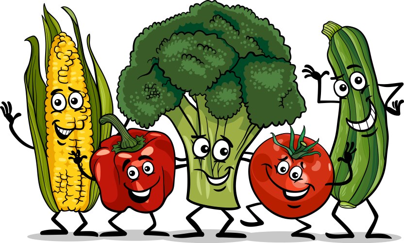 Cartoon Vegetables Vector Images (over 180,000)