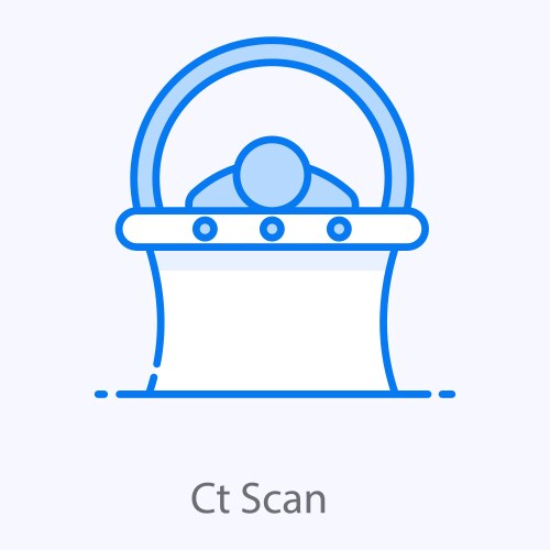 Ct scan Royalty Free Vector Image - VectorStock